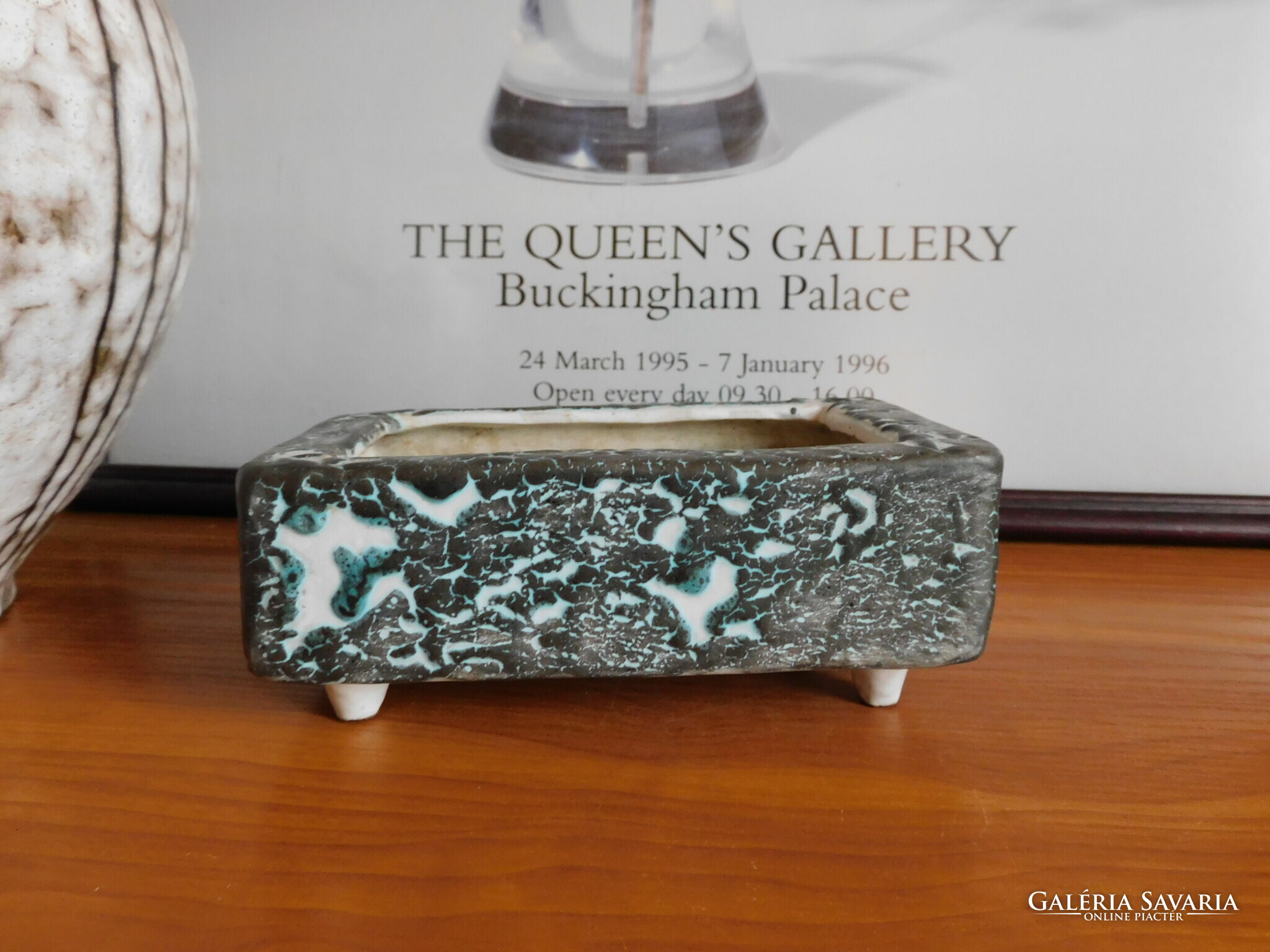 Mihály Béla szögletes ikebana tál - Kerámia | Galéria Savaria online ...