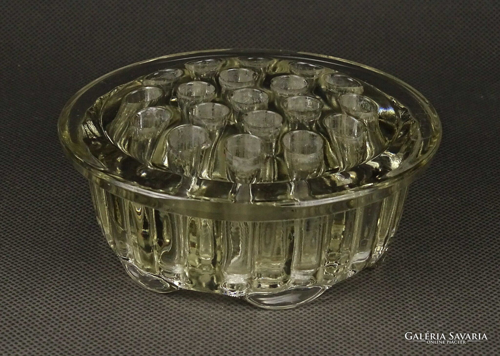 1W882 Retro üveg ikebana tartó - Otthon, háztartás kellékei | Galéria ...