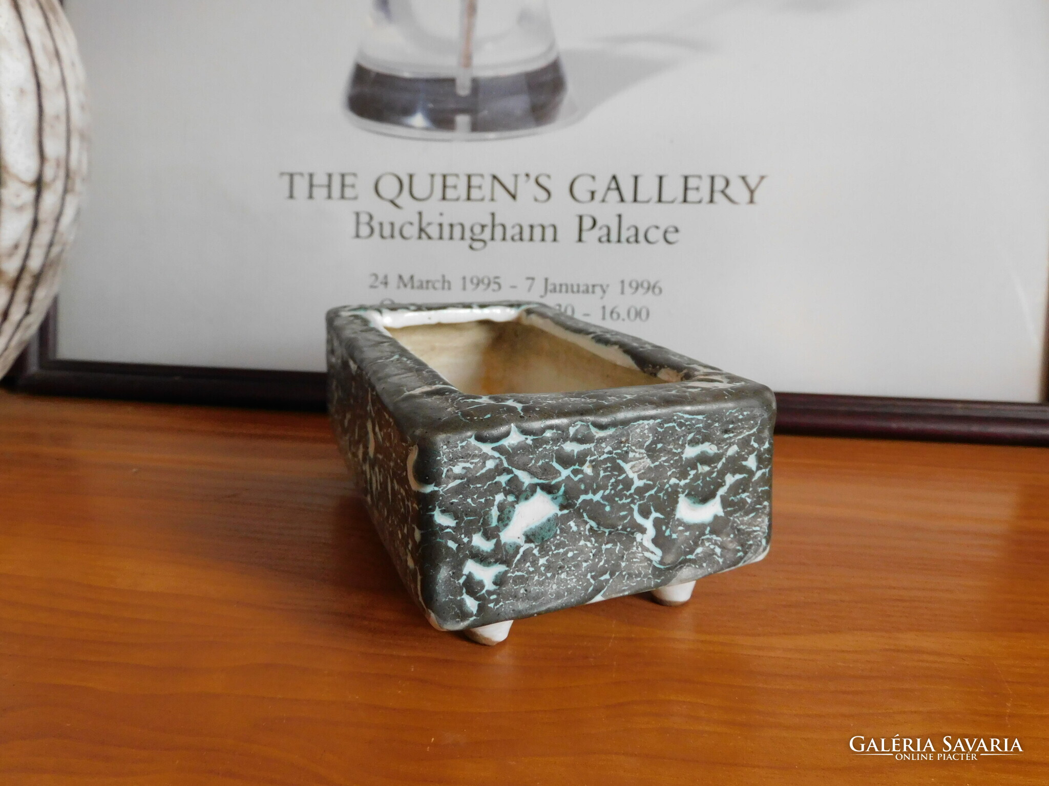 Mihály Béla szögletes ikebana tál - Kerámia | Galéria Savaria online ...