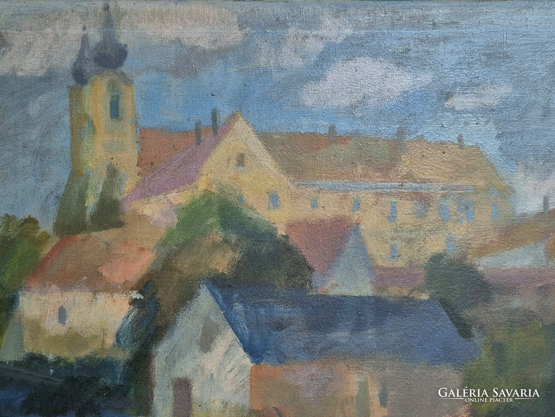 Sikuta Gusztáv - Tihany 60 x 80 cm olaj, vászon - Festmény | Galéria ...