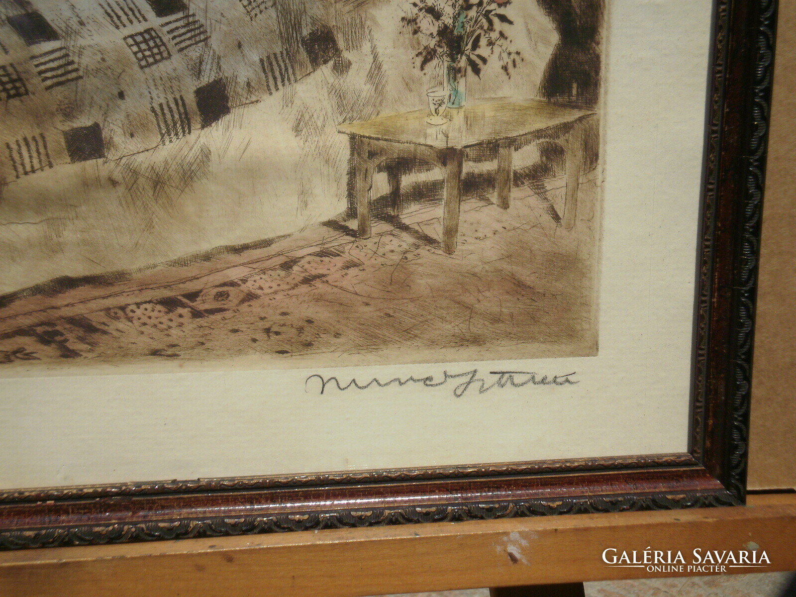 (K) Imre István (1918-1983) : Lábadozó - Kép, grafika | Galéria Savaria ...