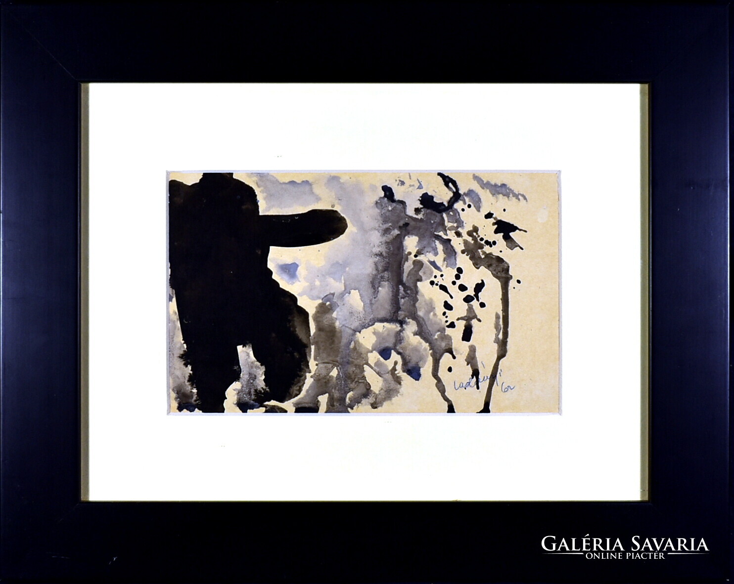 Ladányi Imre - Emory Ladányi (1902-1986) " FIGURA " 1962 - Festmény ...