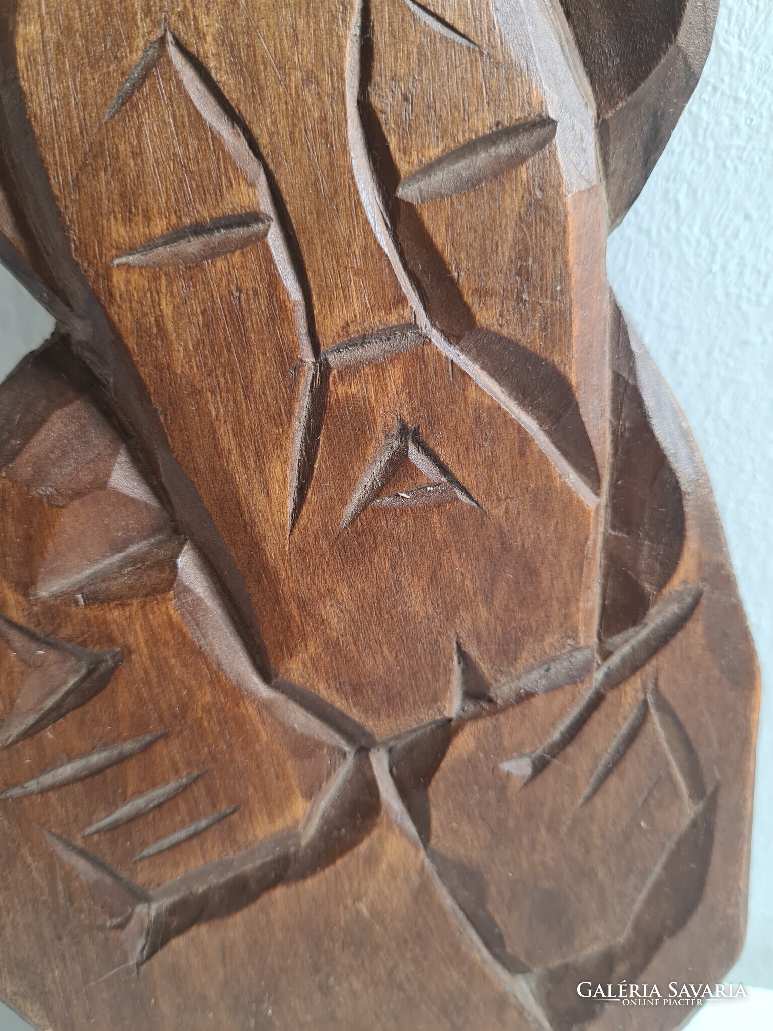 Szent Péter faragott hárs falikép Németh Kálmán tanítványa Fodor Mária ...