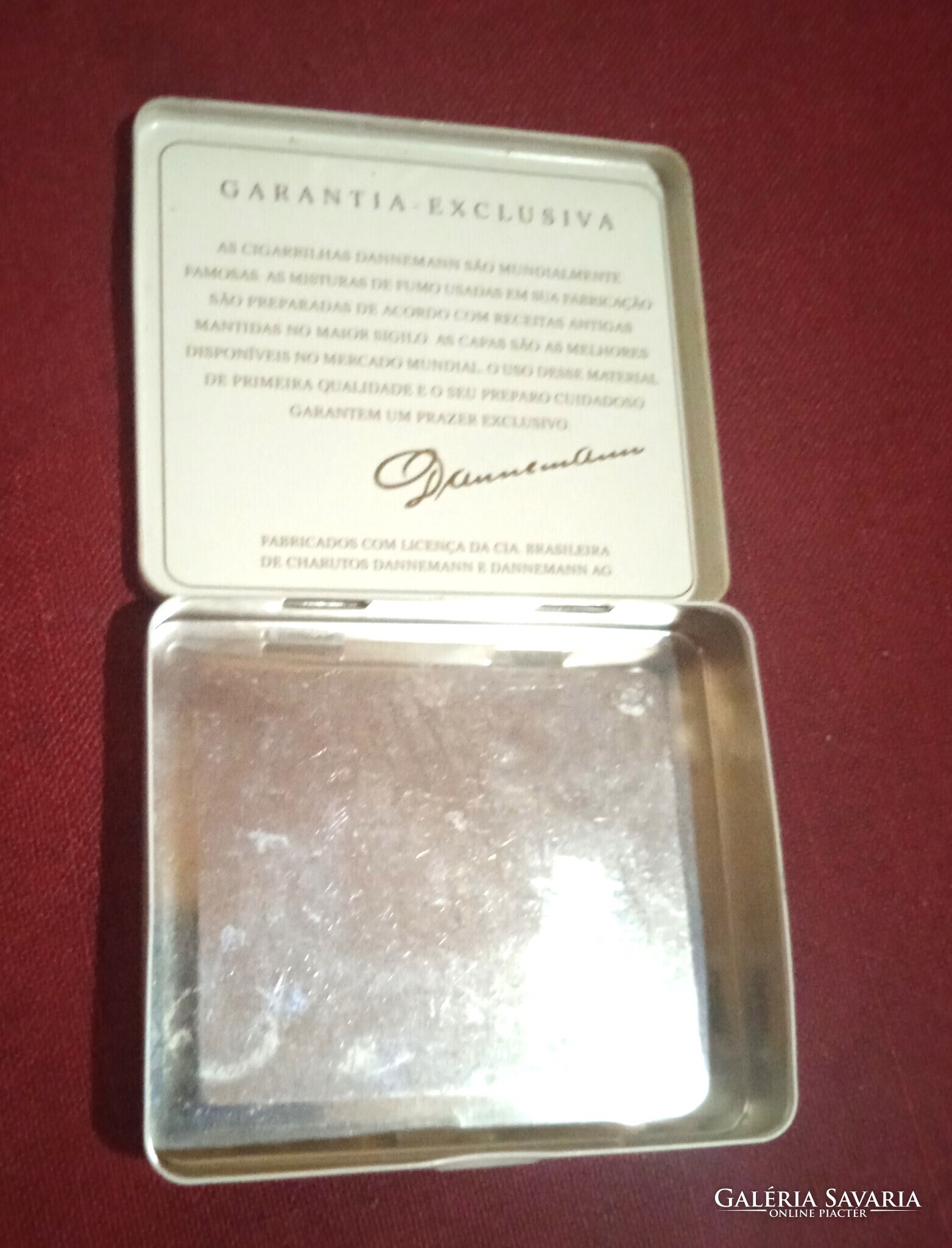 Dannemann small cigaralo brazilian tin box about 20 years old in good ...