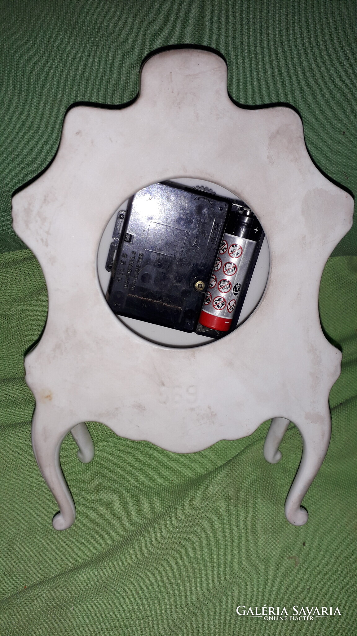 Gyönyörű antik jellegű BAROKK lábas aranyos-virág mintás HOLLÓHÁZI ...