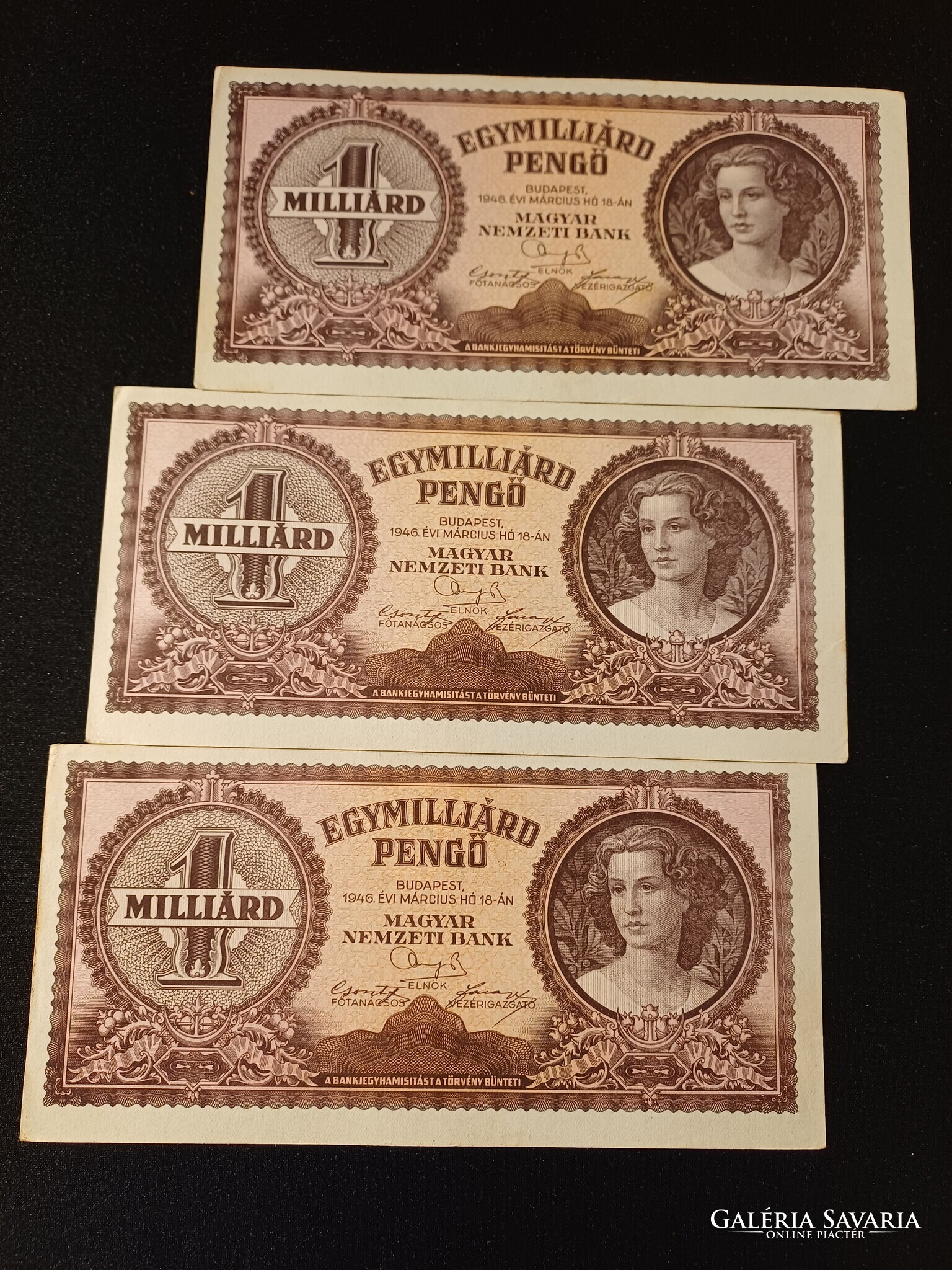 1946 3 db Hajtatlan Sorkövető [ Gyengébb sarkok jól fotózva ] 1 ...