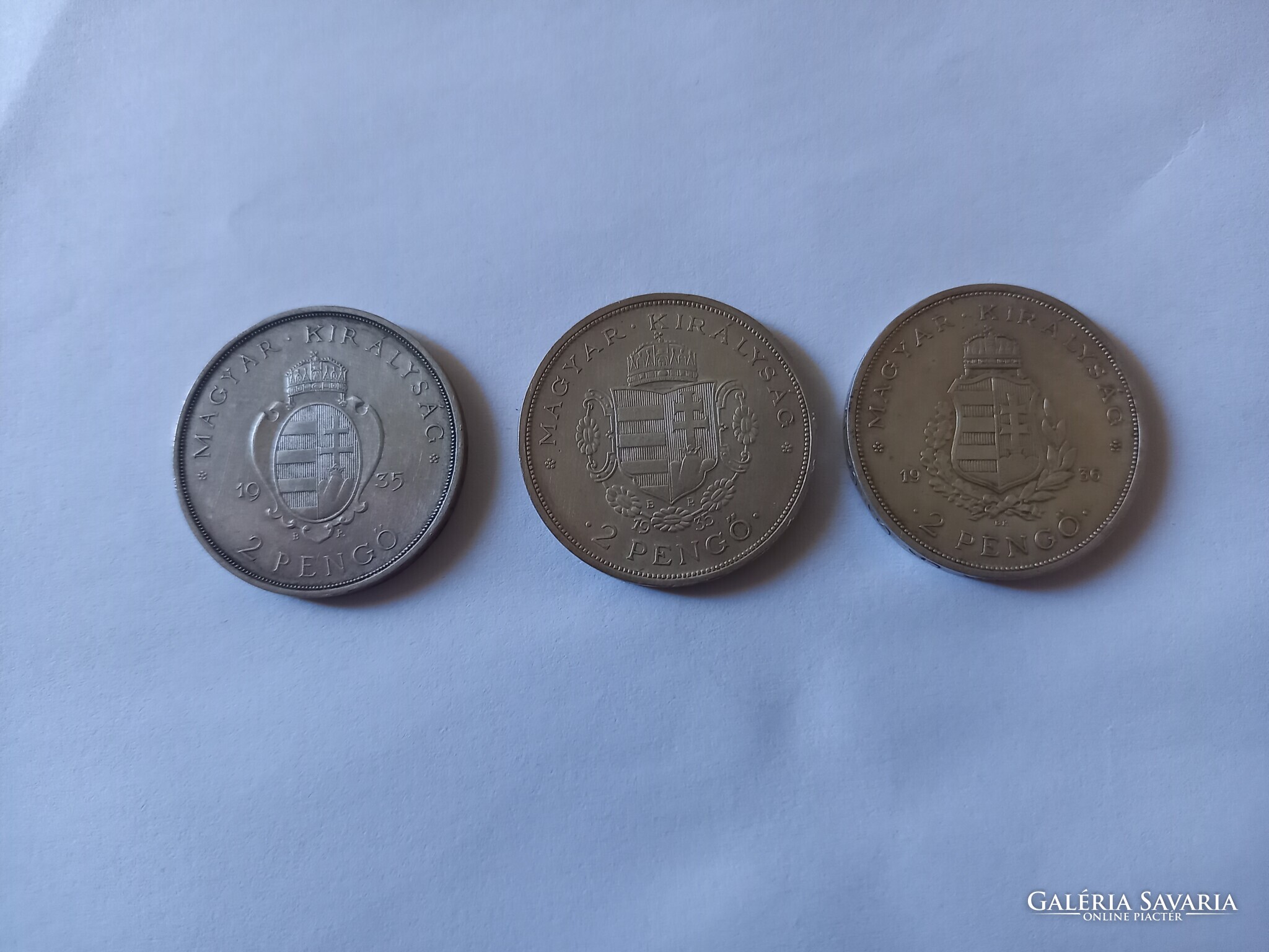 PÁZMÁNY -SOR EZÜST 2 PENGŐ - Numizmatika, Pénz, Érme | Galéria Savaria ...