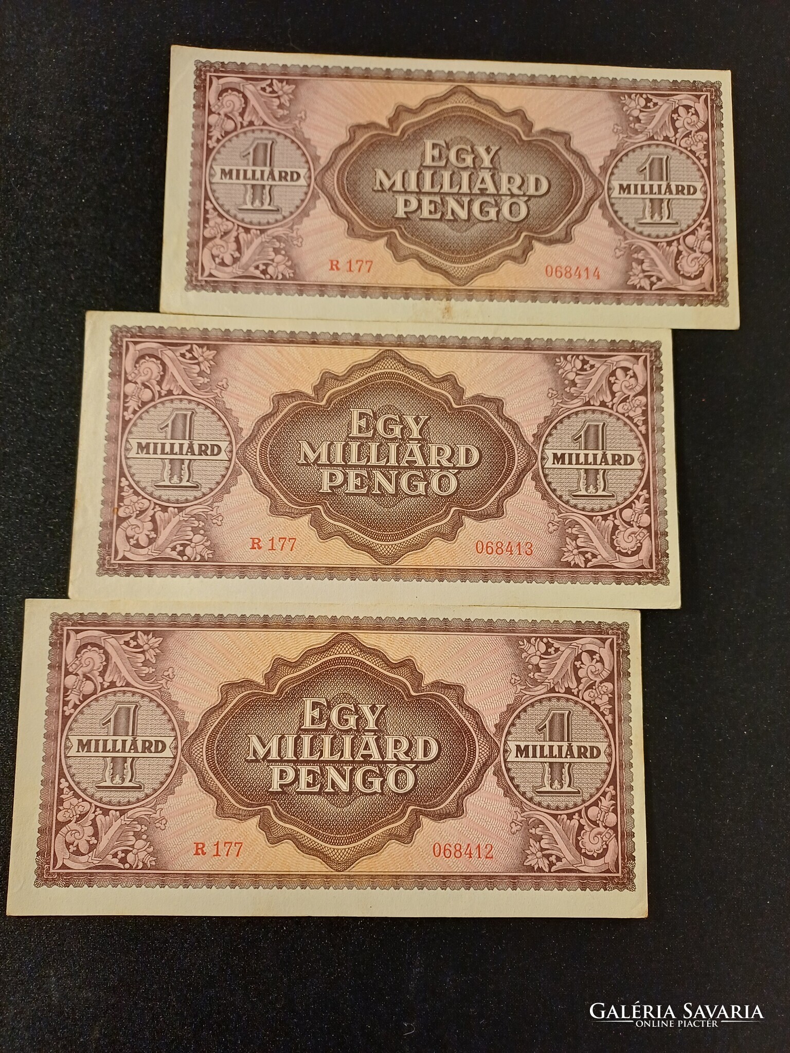 1946 3 db Hajtatlan Sorkövető [ Gyengébb sarkok jól fotózva ] 1 ...