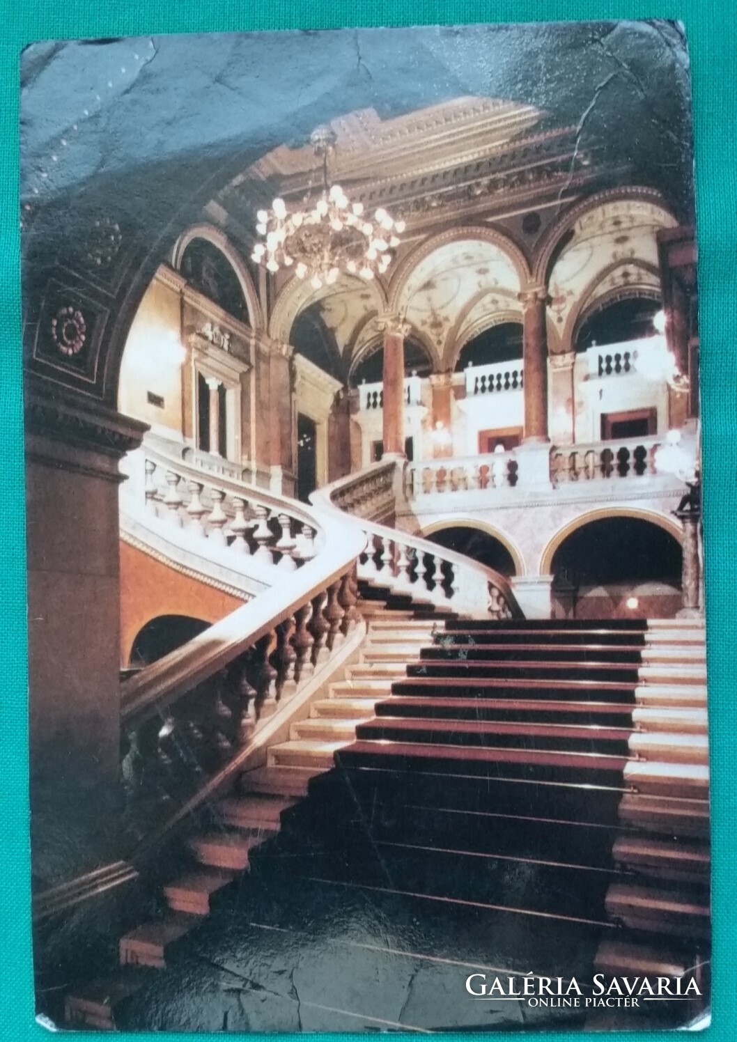 Magyar Állami Operaház, Budapest, vörösszőnyeg, postatiszta képeslap ...