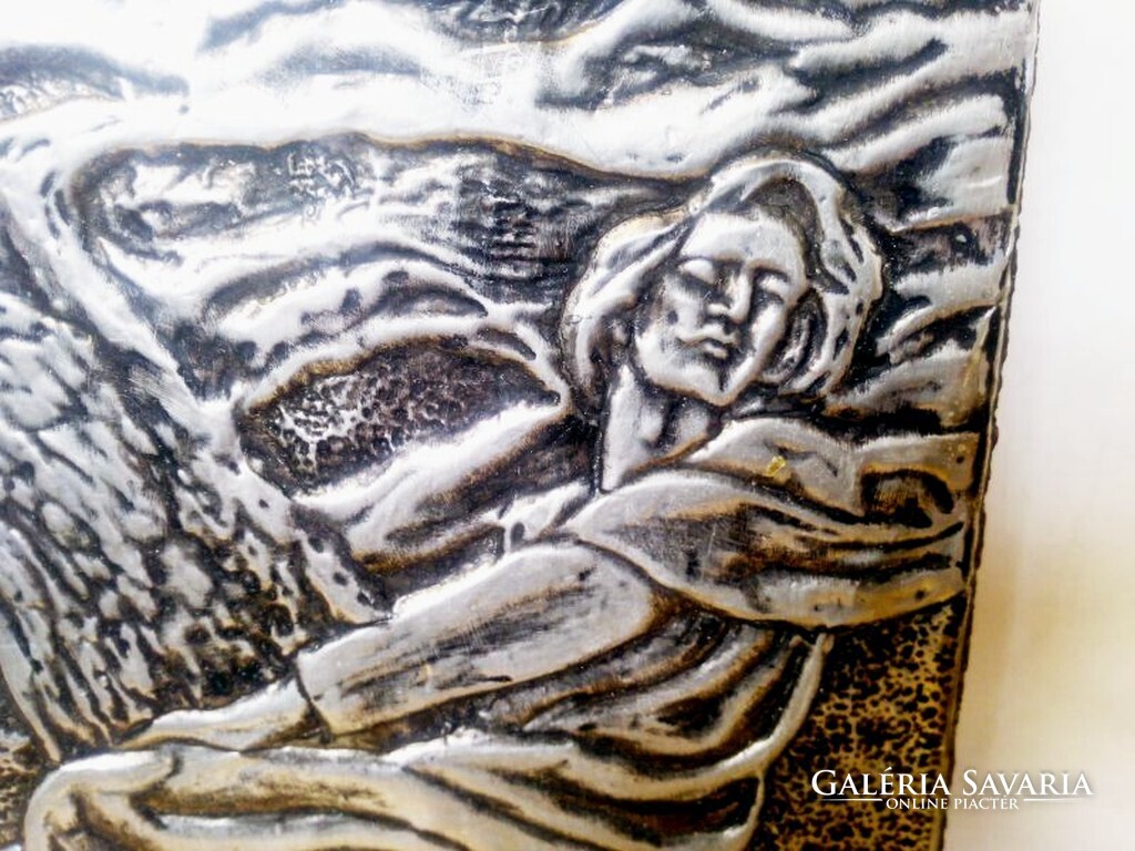 Frederic Chopin emlékmű, táblakép a Warsói hasonló szobor alapján, W. N ...