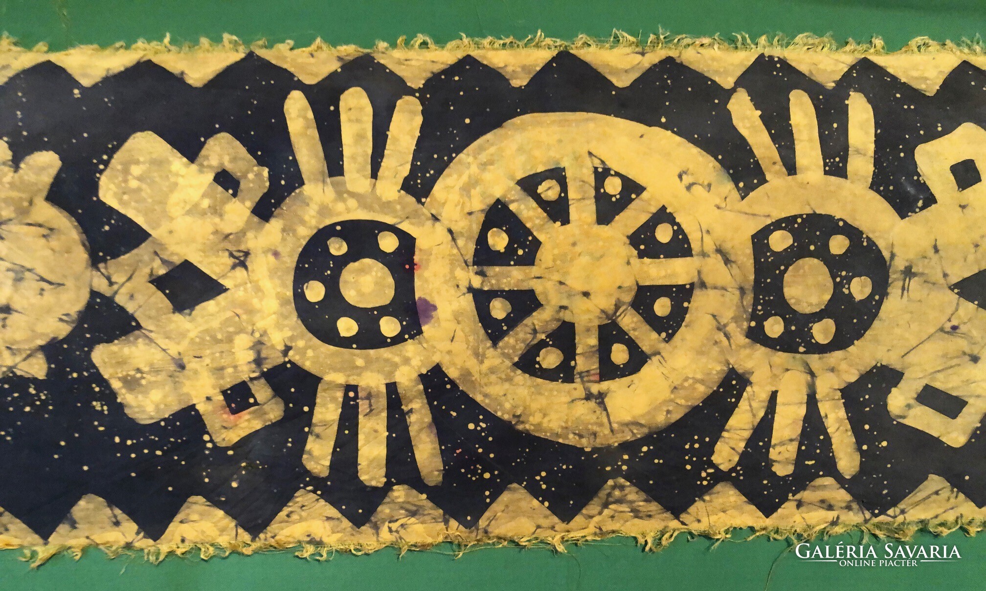 Régi selyem asztali futó, terítő - Szőnyeg, Textil | Galéria Savaria ...