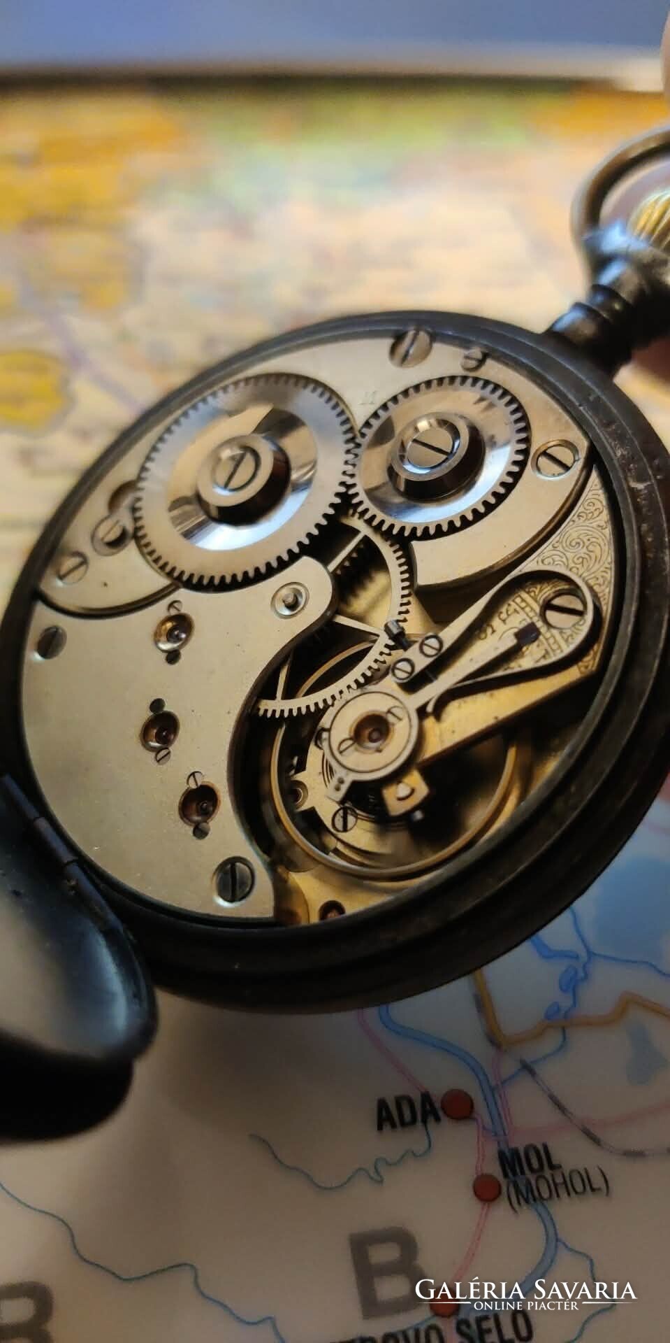 Omega Watch & Co. Cal.18 fegyverfém zsebóra.1900-as es évekből ...