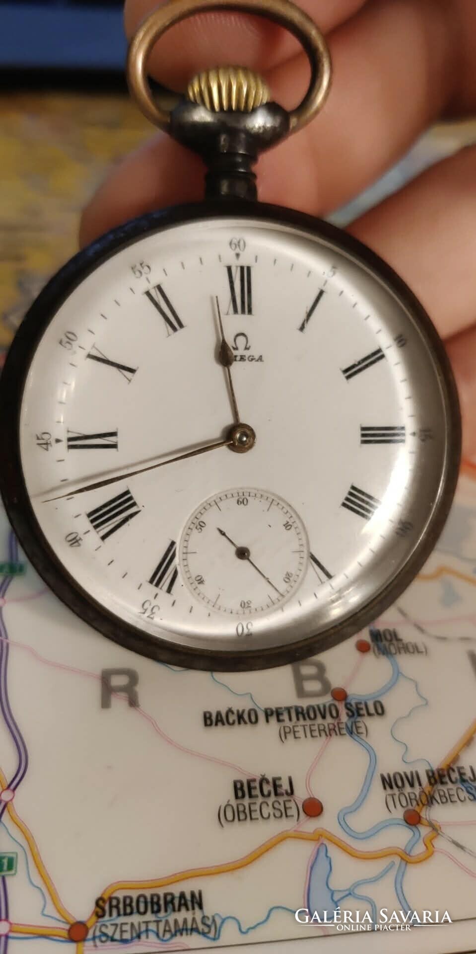 Omega Watch & Co. Cal.18 fegyverfém zsebóra.1900-as es évekből ...