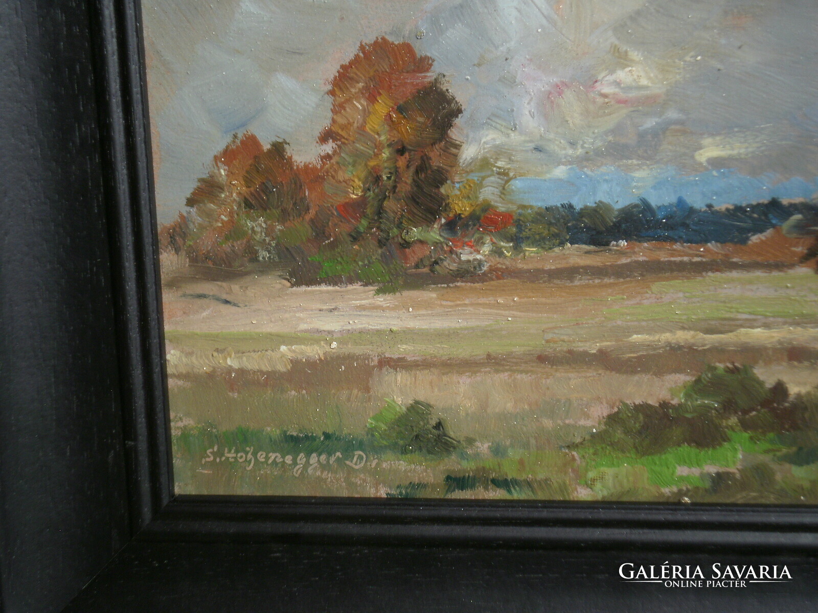 (K) Simon Hohenegger (1898 – 1990) - Felhős táj - Festmény | Galéria ...