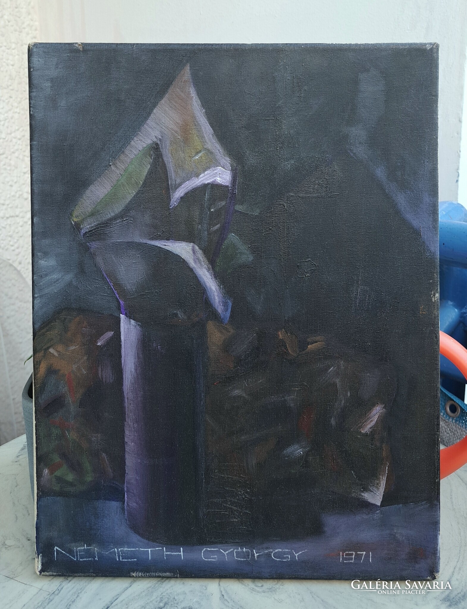 AKCIÓ! Németh György: Csendélet, 1971 (olaj, vászon) esti kép ...