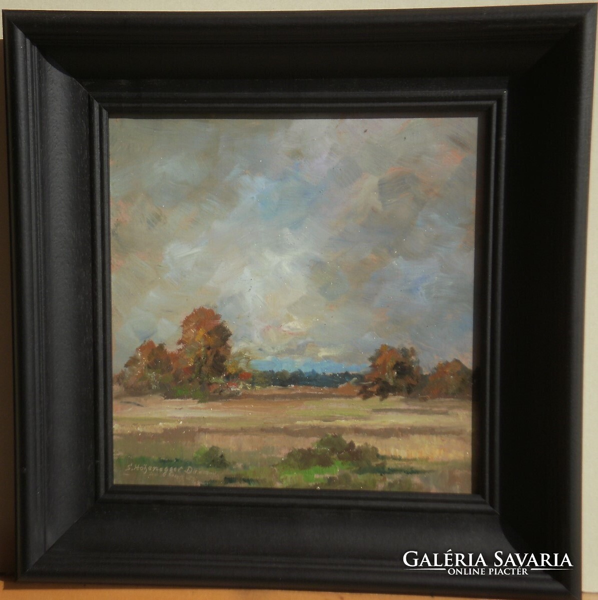 (K) Simon Hohenegger (1898 – 1990) - Felhős táj - Festmény | Galéria ...