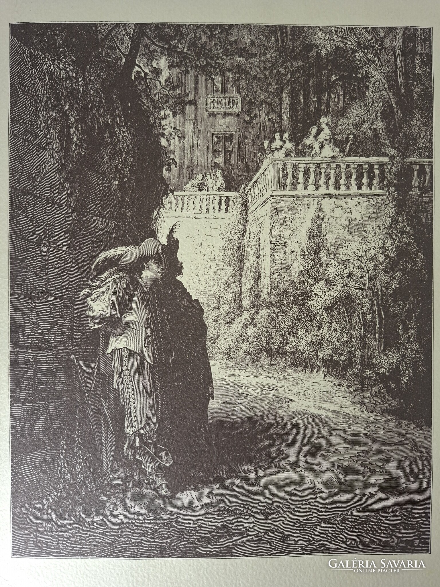 Gustav Dore - Adolph Francois Pannemaker : A róka és a szőlő Lafontaine ...