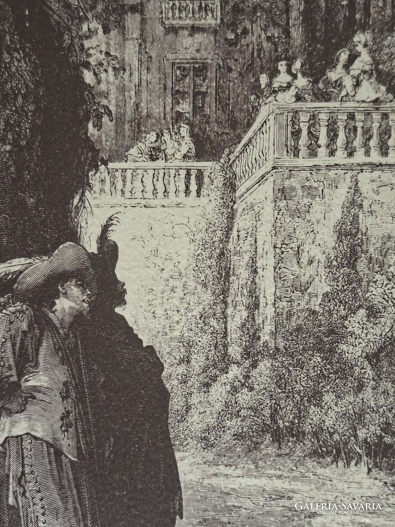 Gustav Dore - Adolph Francois Pannemaker : A róka és a szőlő Lafontaine ...