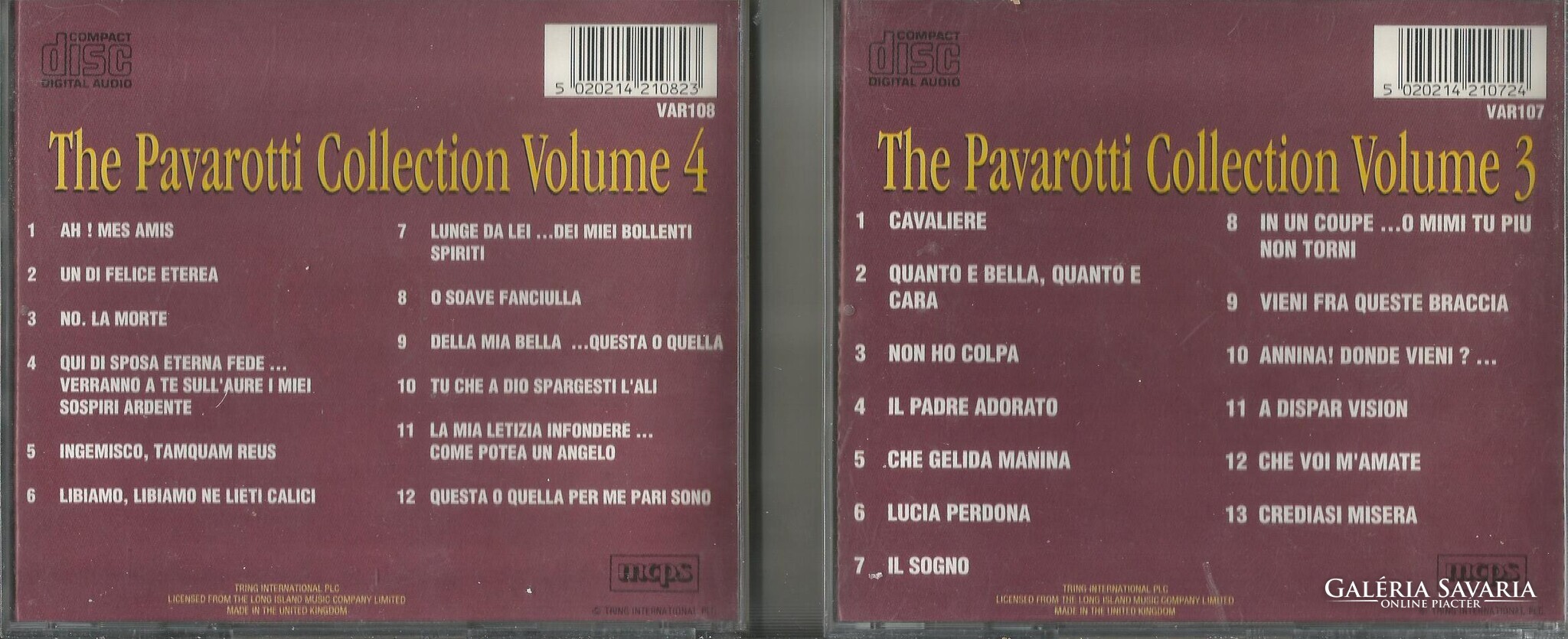 Pavarotti Kollekció CD-n - Zene | Galéria Savaria online piactér ...
