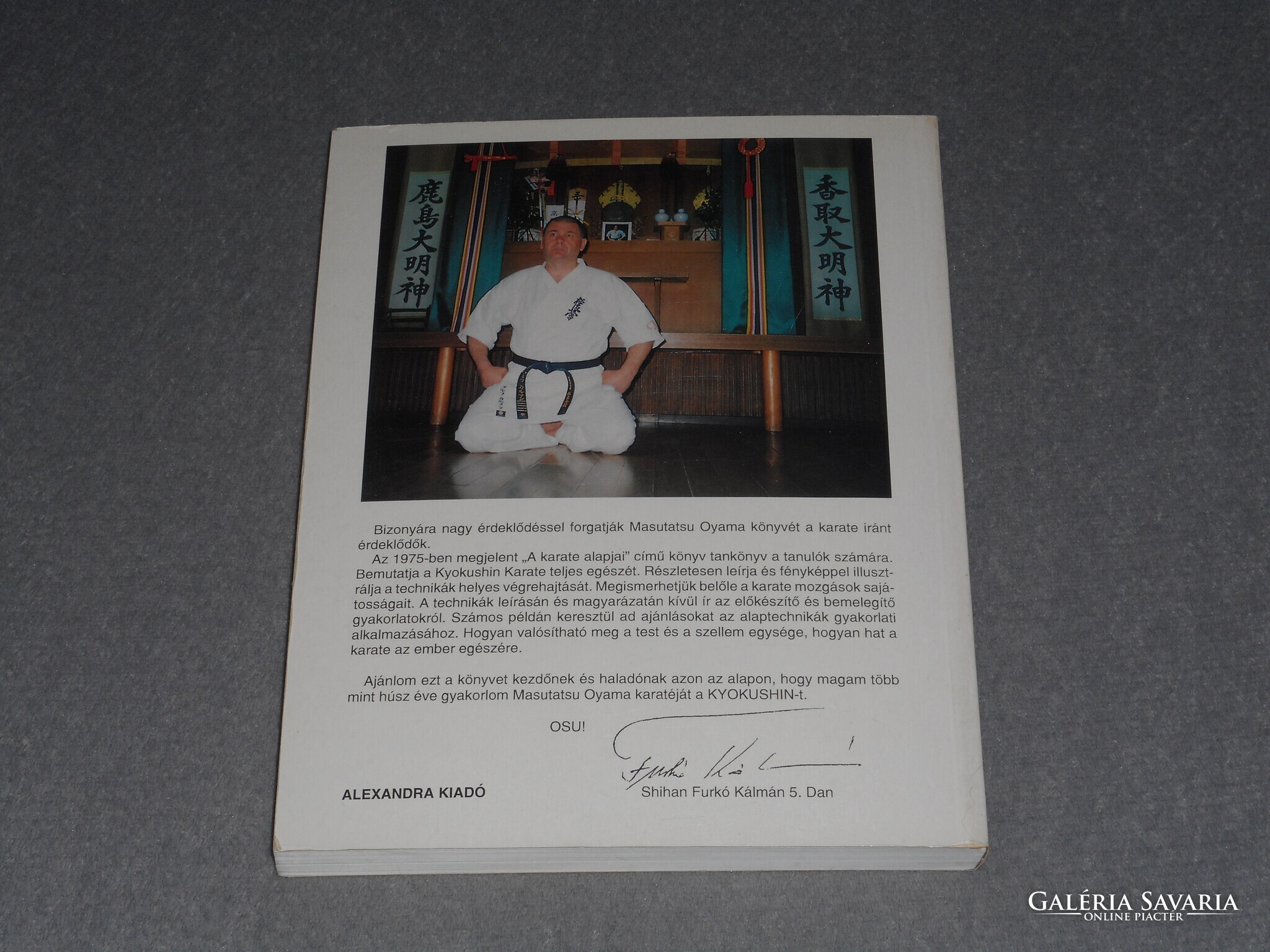 Mas Oyama - A karate alapjai - Furkó Kálmán ajánlásával - Könyv ...