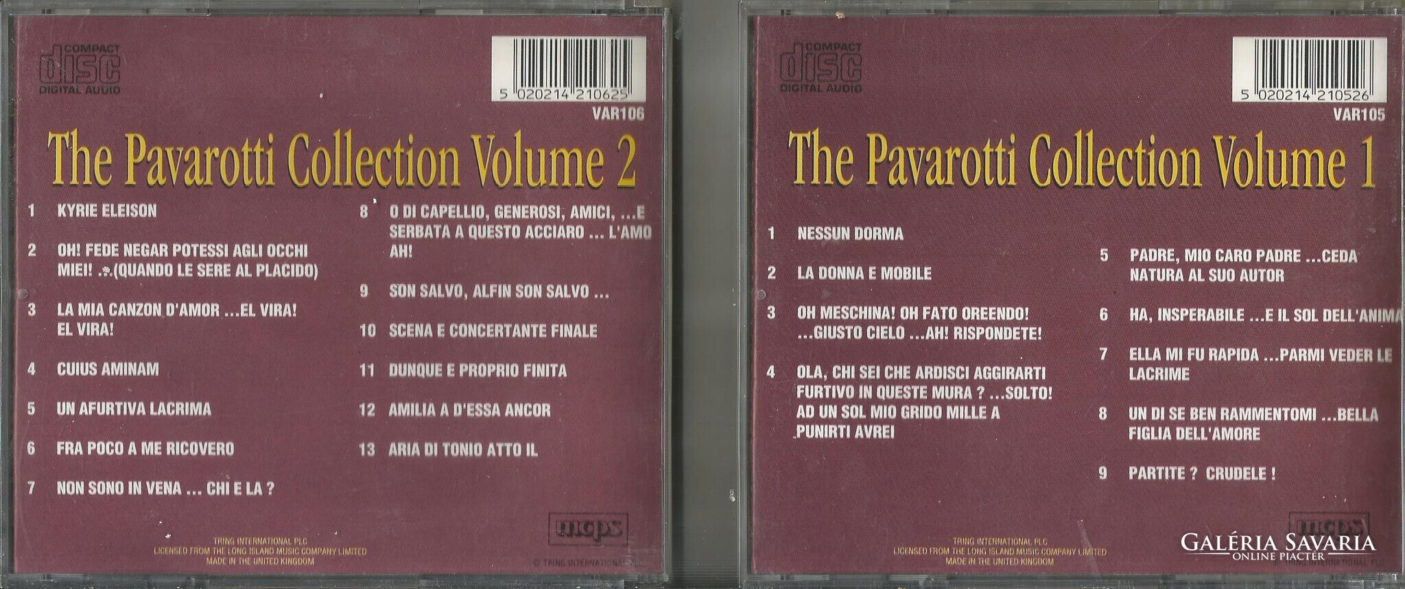 Pavarotti Kollekció CD-n - Zene | Galéria Savaria online piactér ...