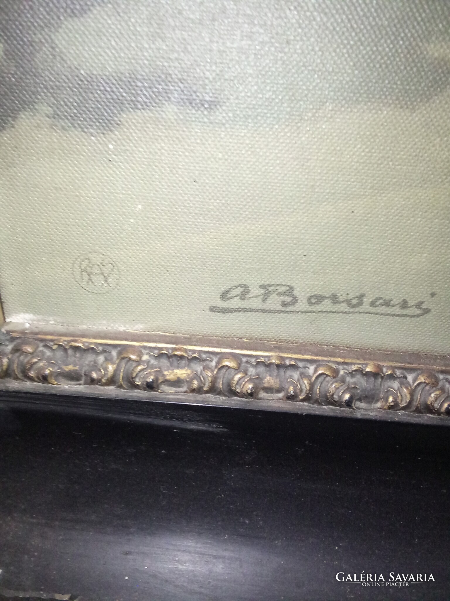 VINCENT DE PAREDES Mozart Maria Antonia udvarában. A kép sérült,második ...