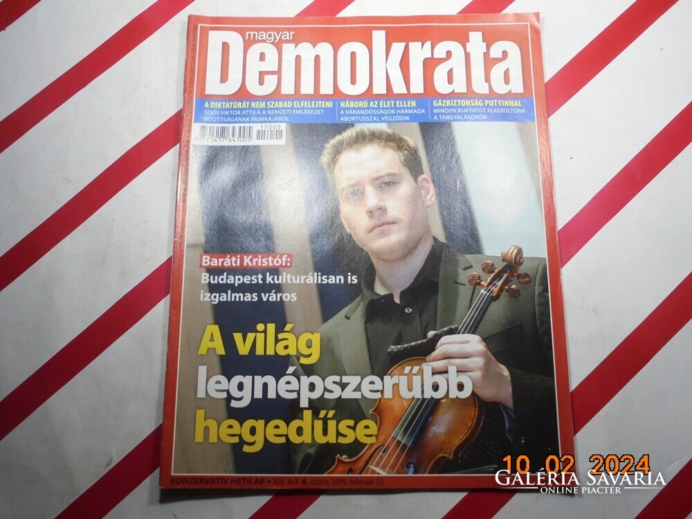 Retro régi újság - Magyar Demokrata - 2015. február 25. - Születésnapra ...