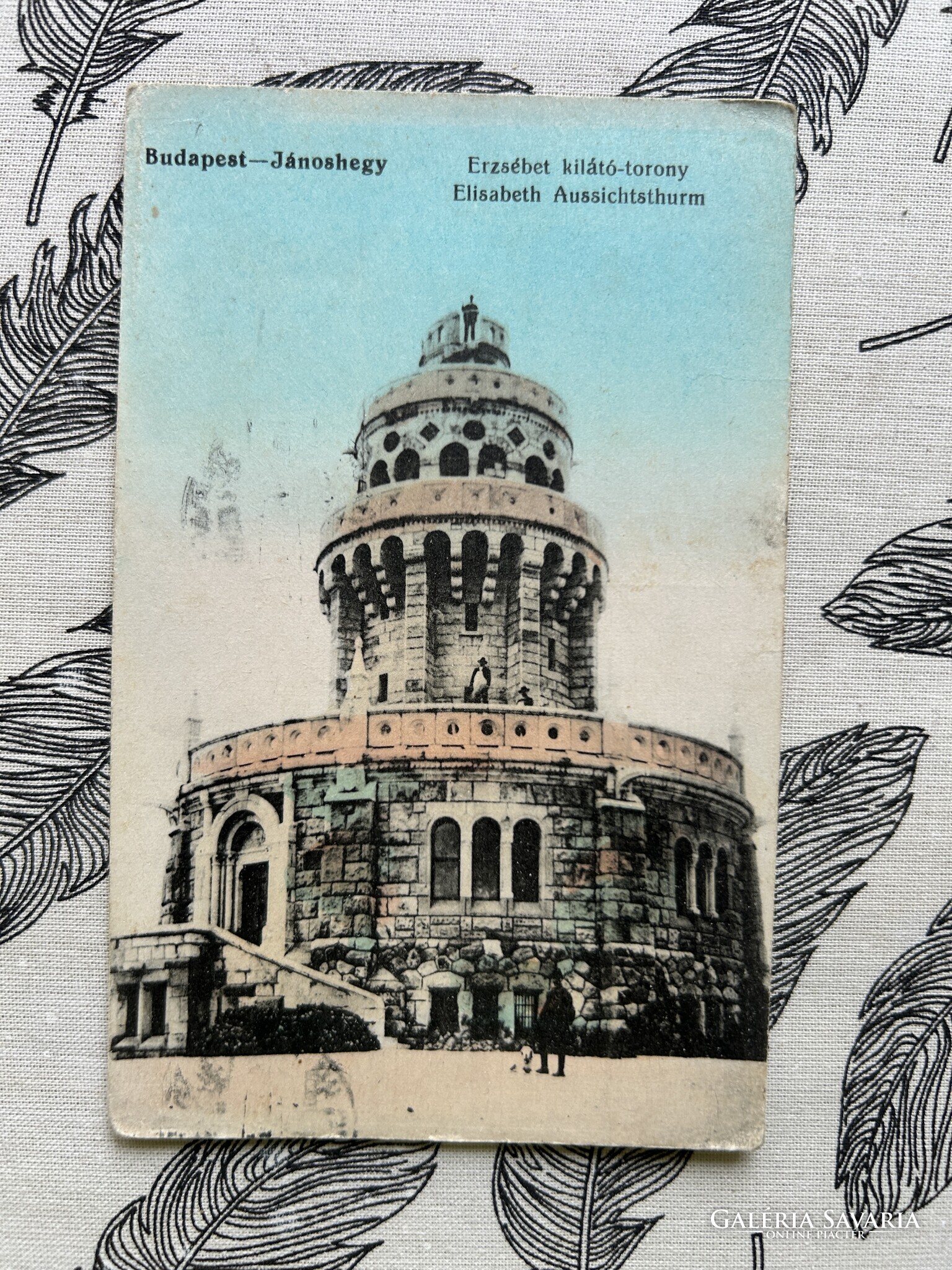 Budapest, XII. kerület, Erzsébet-kilátó a János-hegyen – 1910-es évek ...