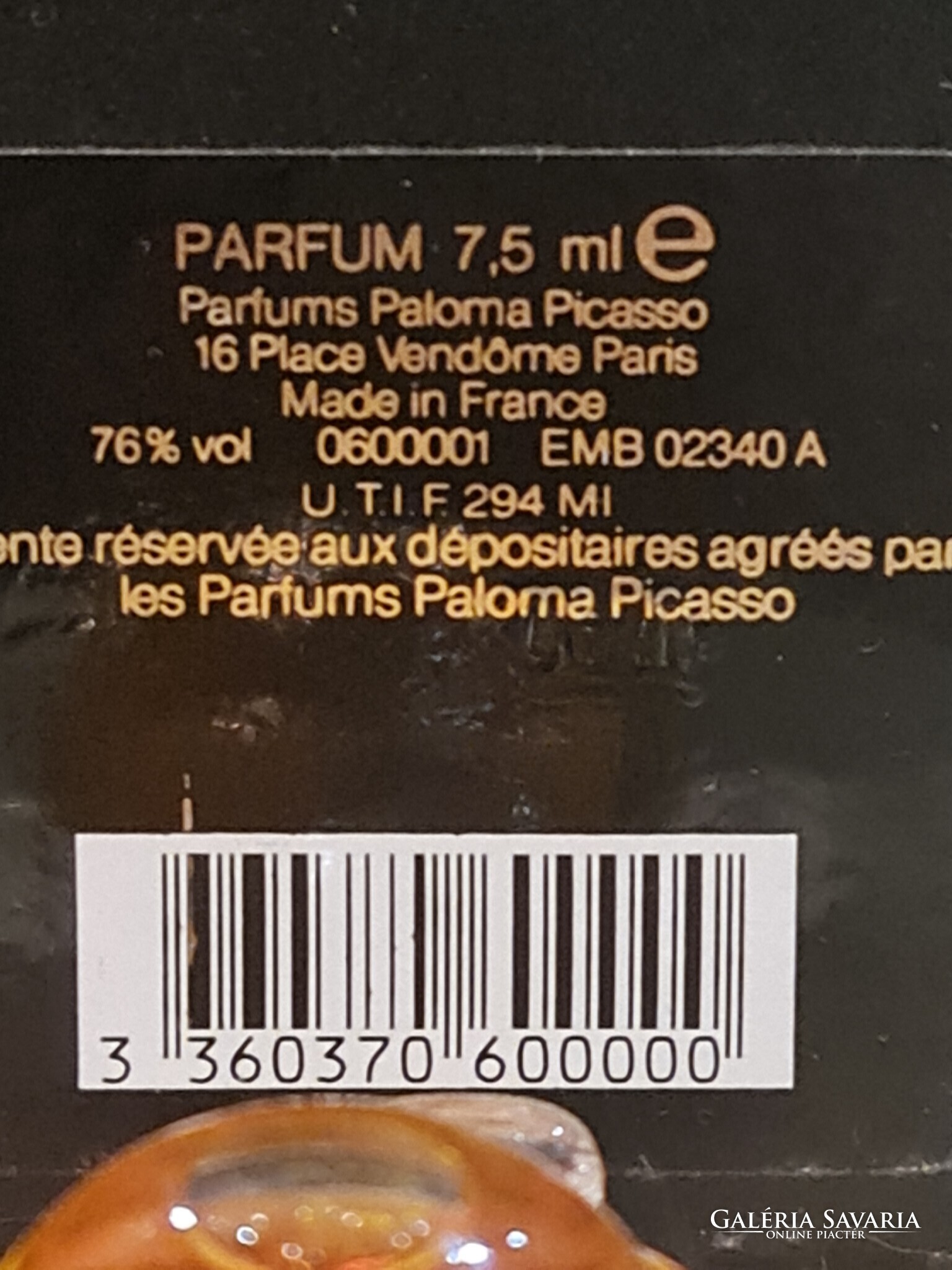 Paloma Picasso PARFUM (extrait) mini – 7,5 ml - Otthon, háztartás ...