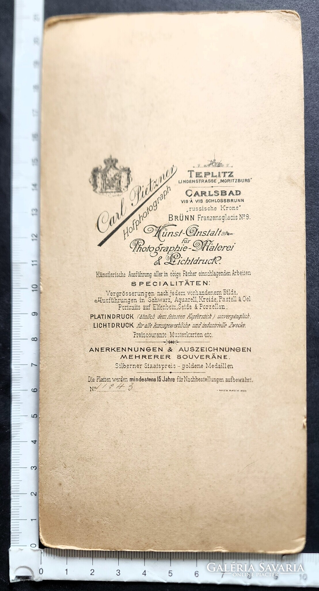 1892 Albrecht Prinz zu Schaumburg-Lippe 1869 - 1942 A HERCEG SAJÁT KEZŰ ...