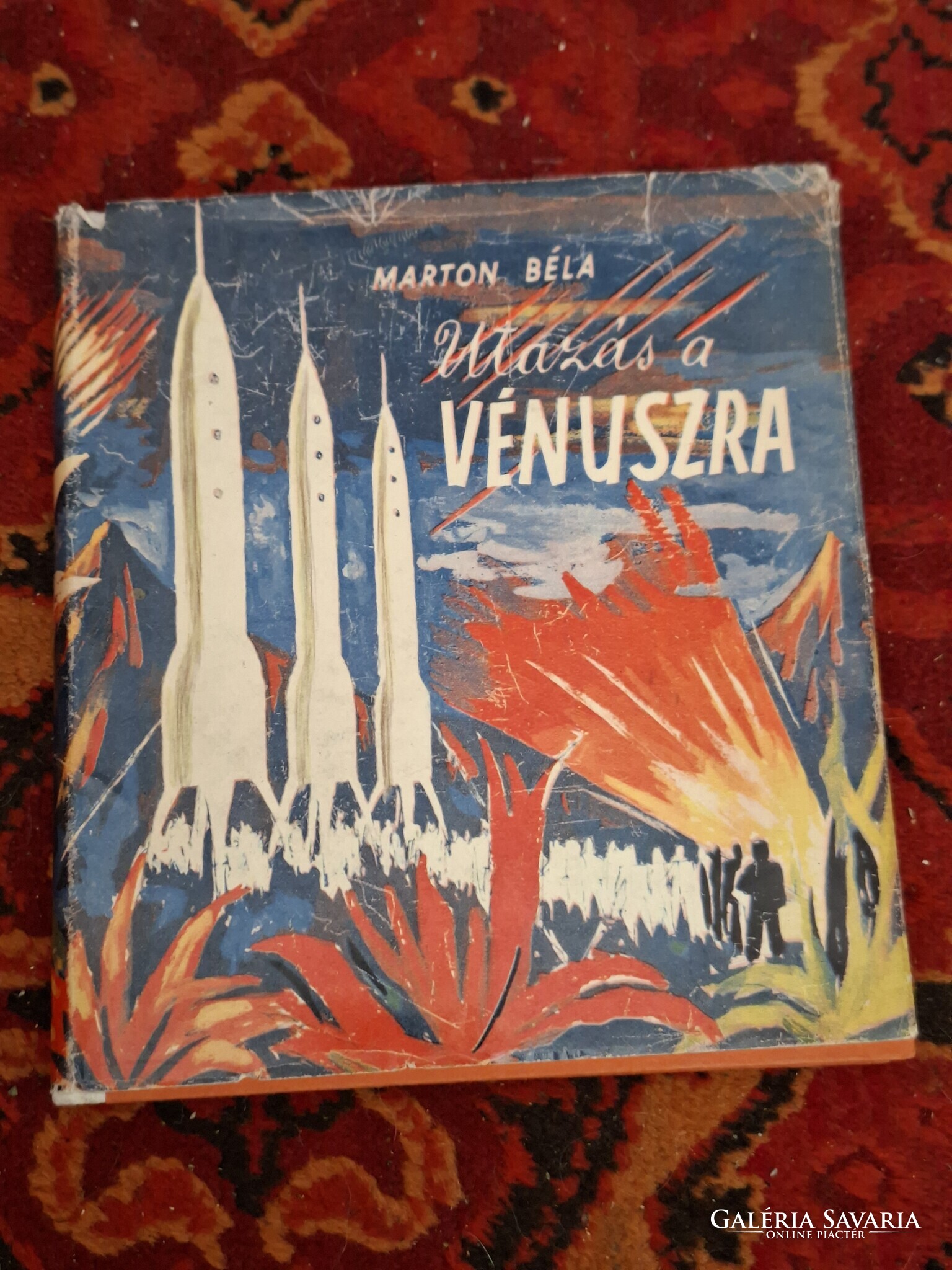 1960-RETRÓ ŐS SCI-FI -MARTON BÉLA: UTAZÁS A VÉNUSZRA-boritós-gyűjtői ...