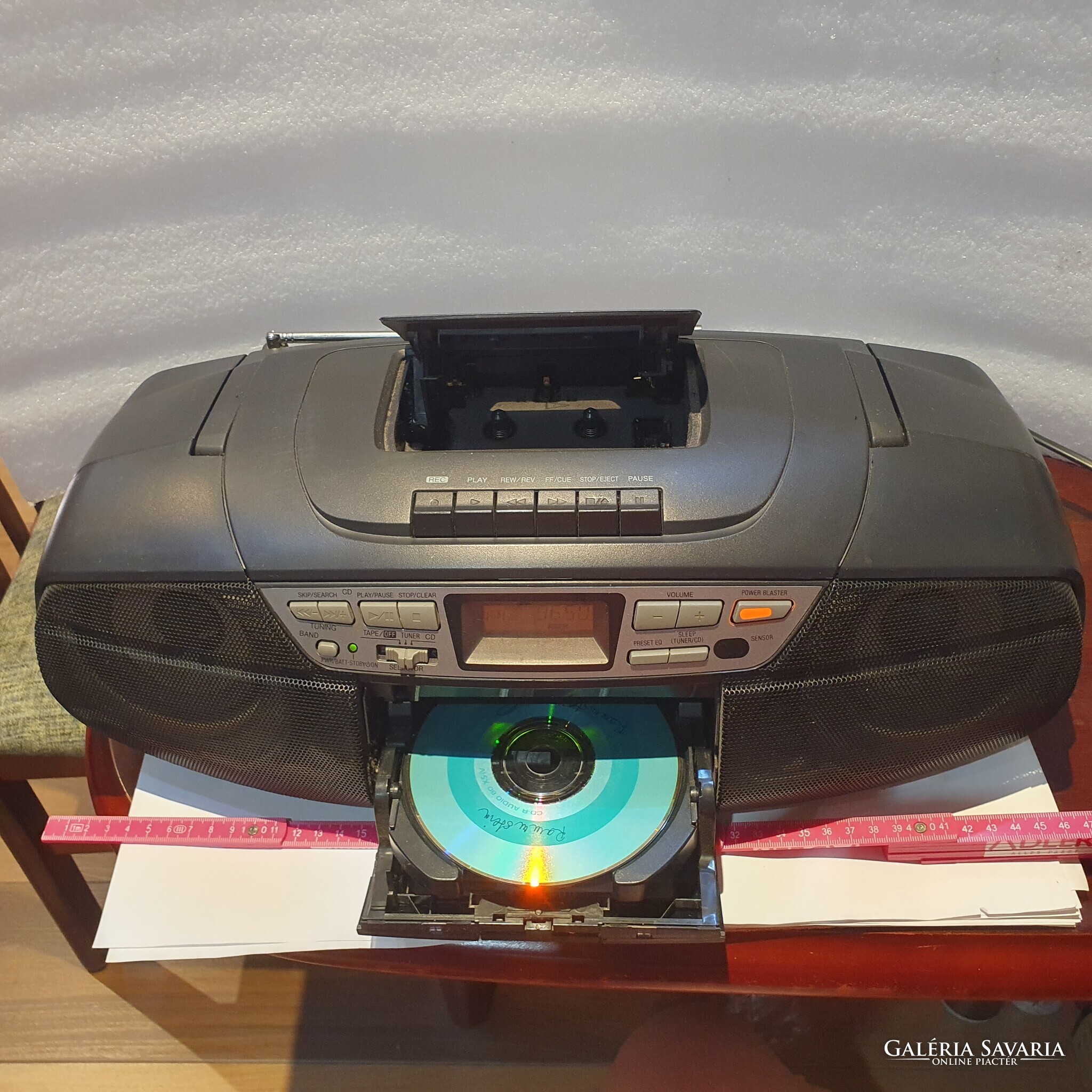 Retro panasonic kazettás sétálómagnó RX-DS27 XBS boombox hi-fi ...