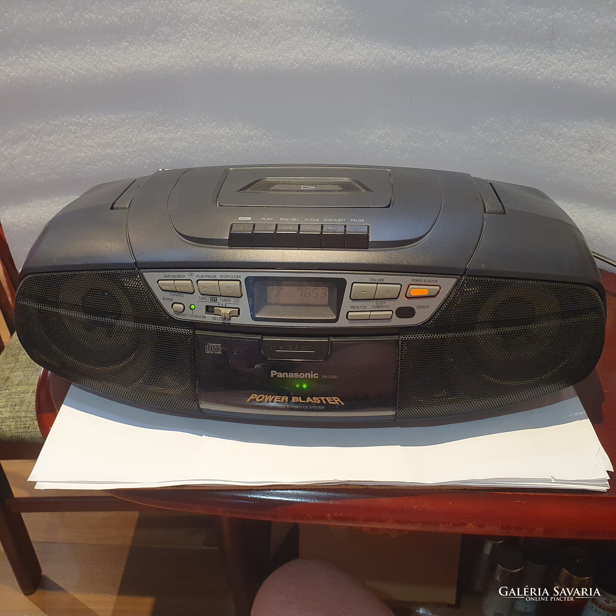 Retro panasonic kazettás sétálómagnó RX-DS27 XBS boombox hi-fi ...