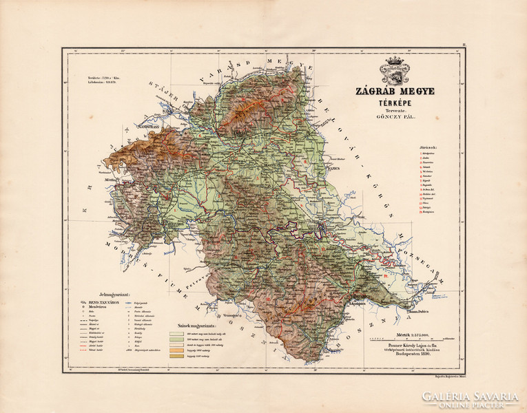 A legfontosabb földrajzi felfedezések térkép 1880, eredeti, iskolai ...