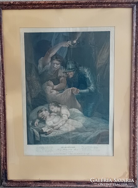 Robert Thew metszet : Shakespeare : III Richard drámájának szinházi ...