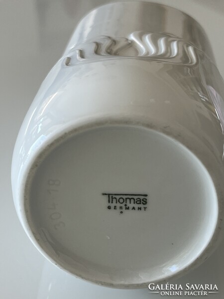 Rosenthal fehér porcelán váza, Tapio Wirkkala tervezése a Thomas ...