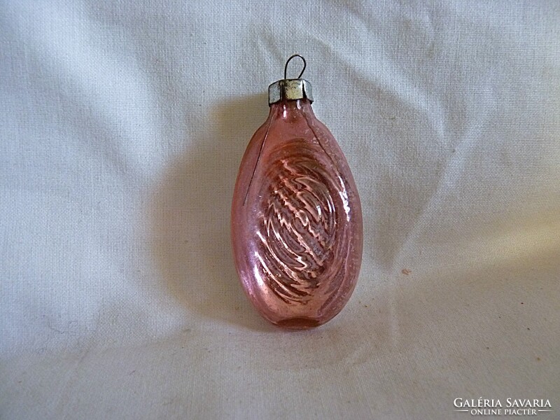 RÉGI ÜVEG KARÁCSONYFADÍSZ - LAMPION (ÁTTETSZŐ!) - Otthon, háztartás ...